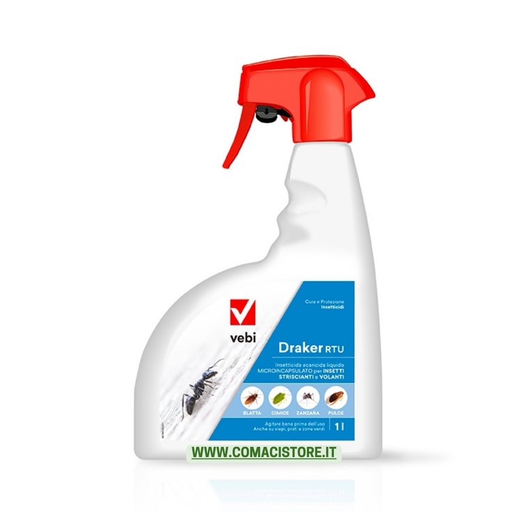 Draker RTU insetticida acaricida liquido Vebi 1 Lt